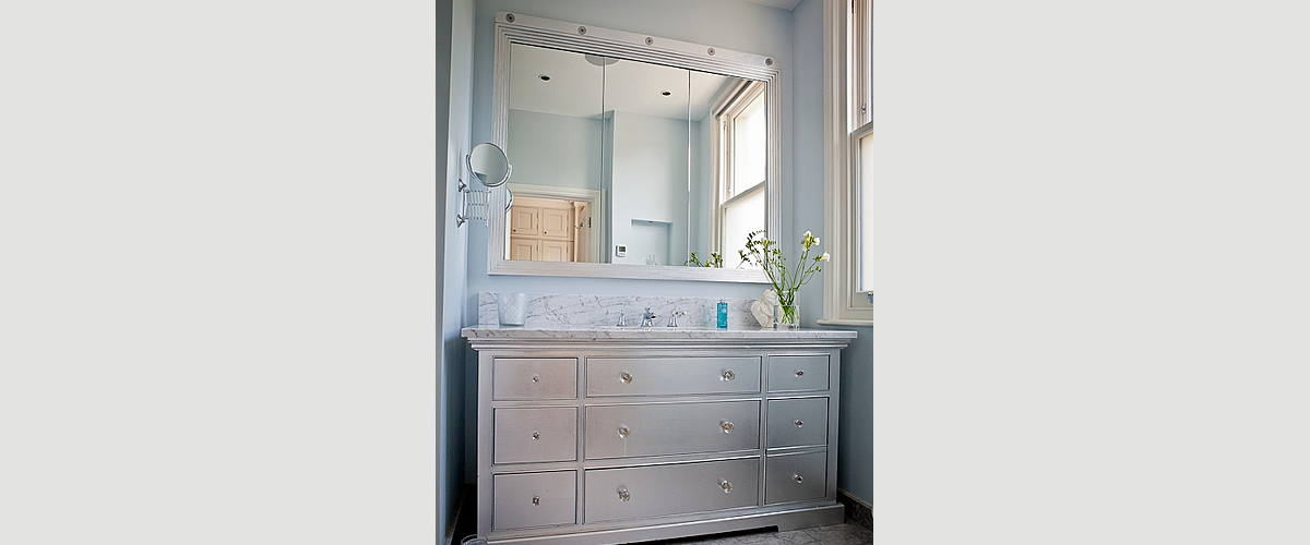 Aluminium Bathroom Furniture, Wimbledon – Original Gilding