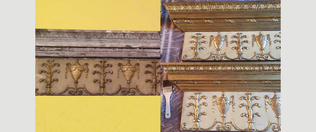 Gold Leaf Cornices & Friezes, London – Original Gilding
